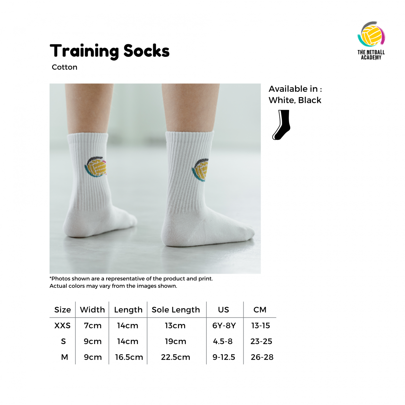TNA Training Socks - The Netball Academy